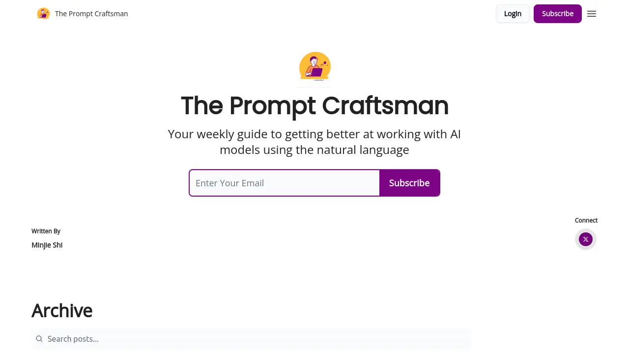 The Prompt Craftsman - Your weekly guide to getting better at working ...