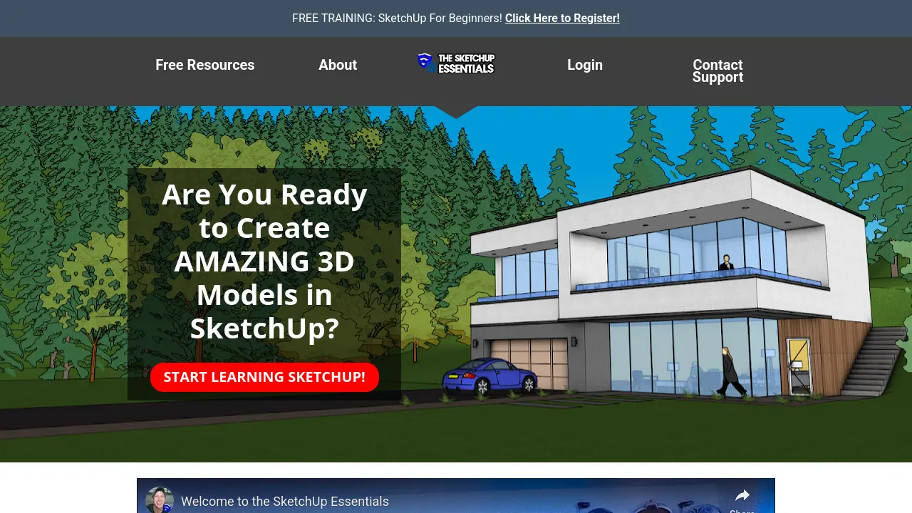 The SketchUp Essentials - Master SketchUp and Create AMAZING 3D Designs