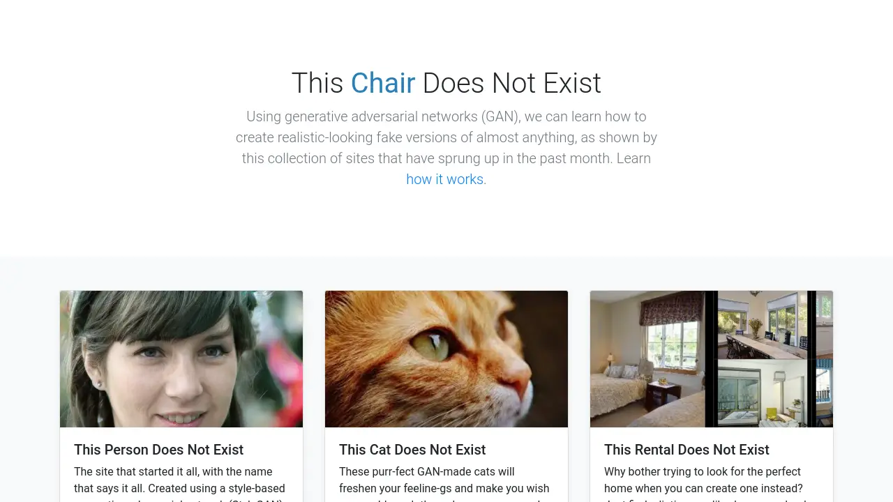 This X Does Not Exist - A Curated Collection of AI-Generated Content ...