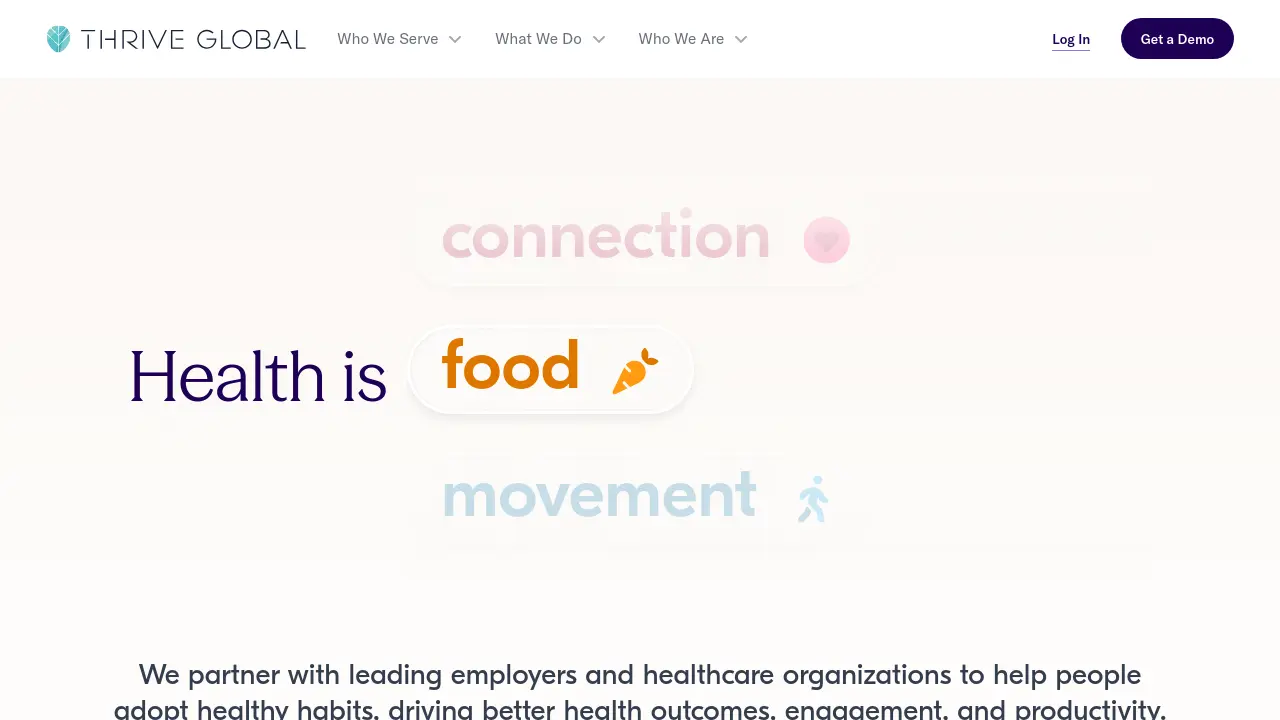 Thrive Global - AI-Powered Platform for Healthier Habits and Workplace ...