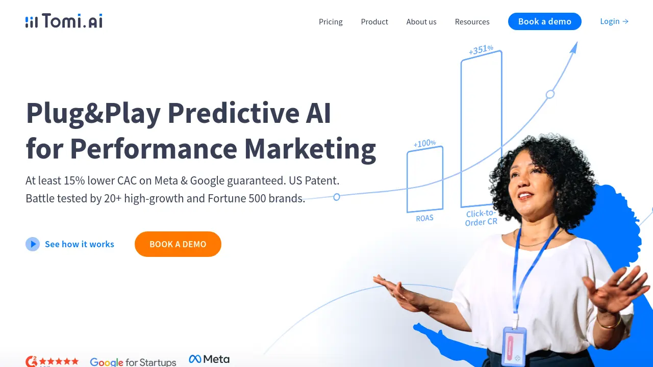 Tomi.ai - Plug & Play Predictive AI for Performance Marketing