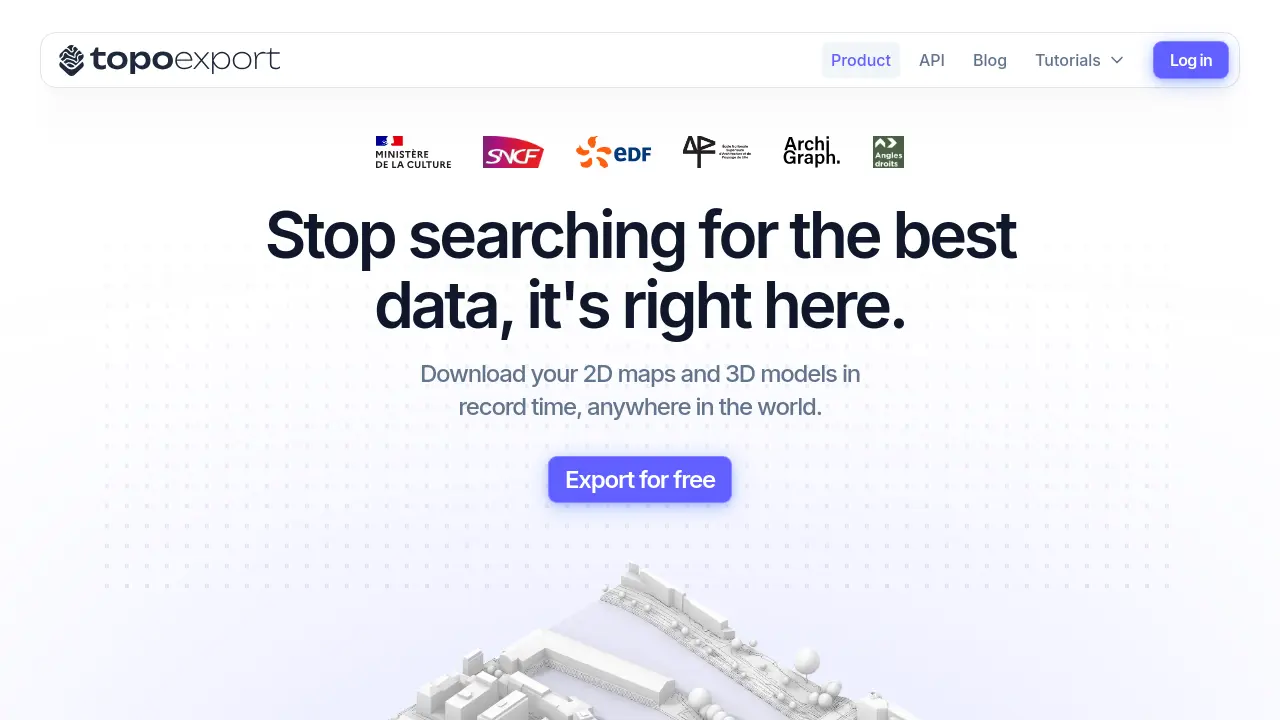TopoExport - Alternatives and Competitors
