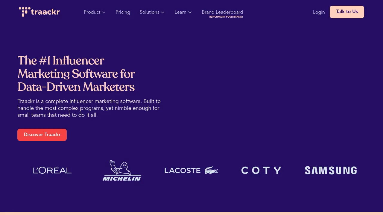 Traackr - Performance-Driven Influencer Marketing Platform