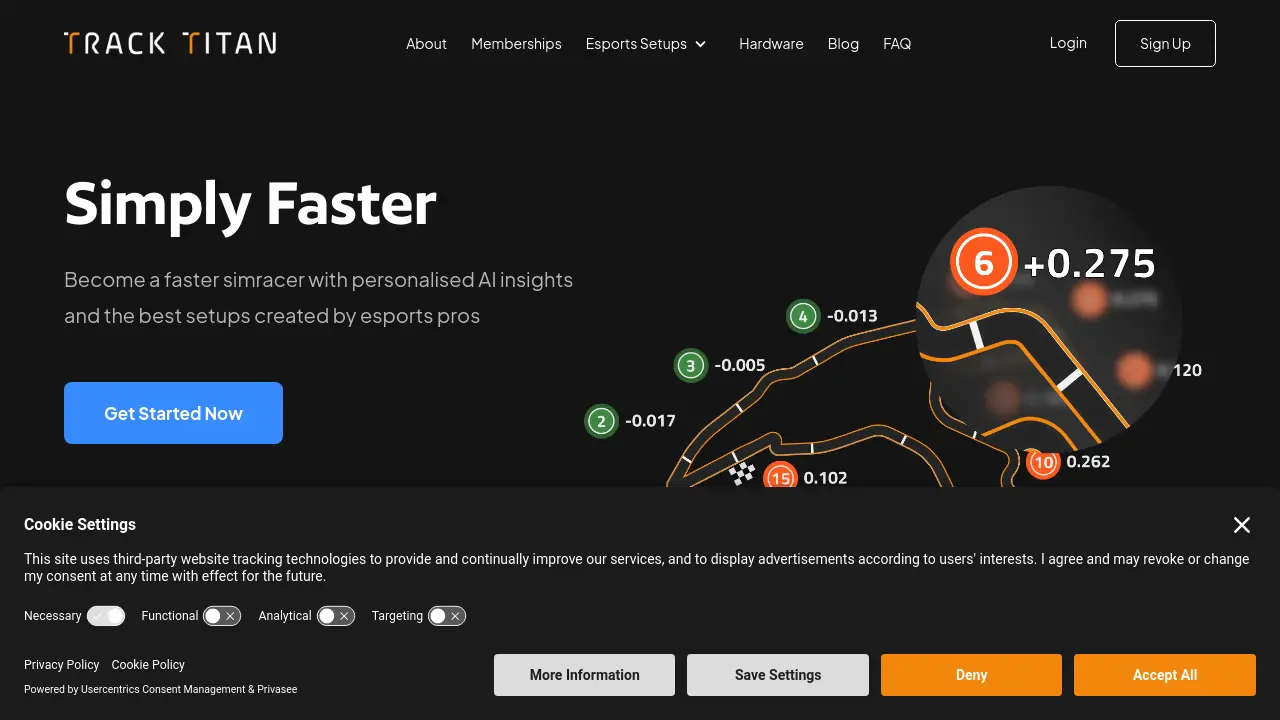 Track Titan - Become a faster simracer with personalised AI insights ...