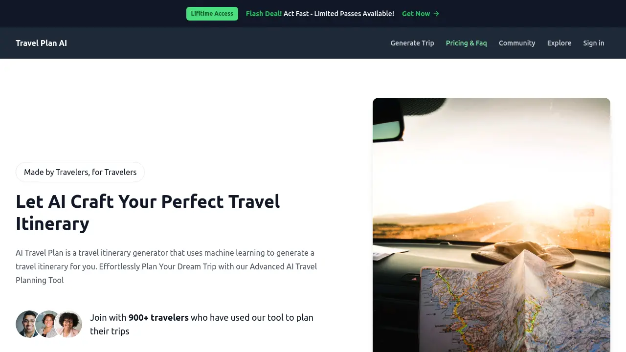 Travel Plan AI - Let AI Craft Your Perfect Travel Itinerary