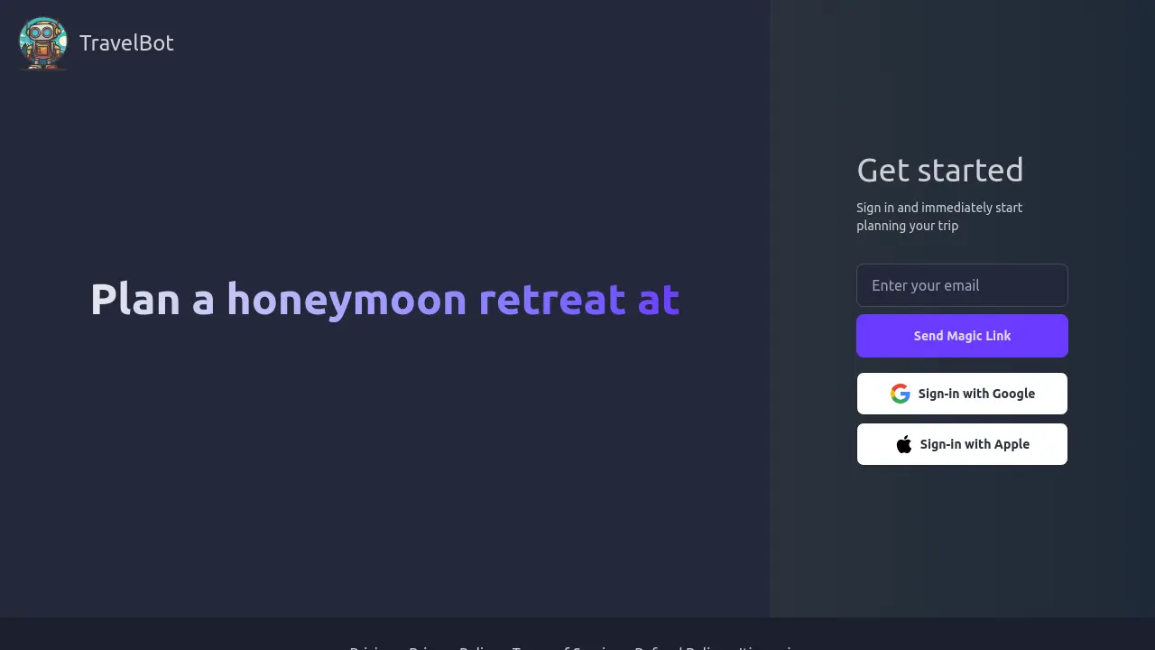 TravelBot - Experience Seamless Travel Planning with AI