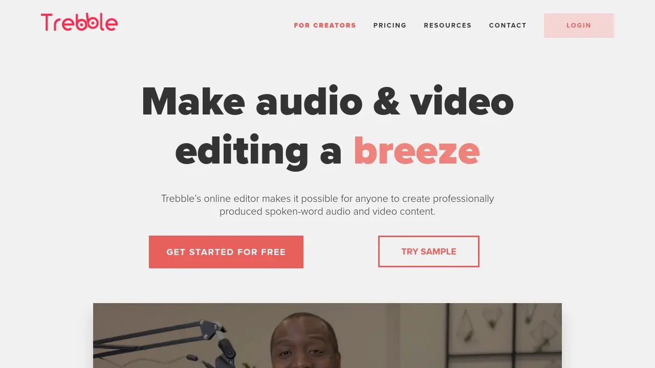 Trebble - Studio-quality audio creation and transcription platform
