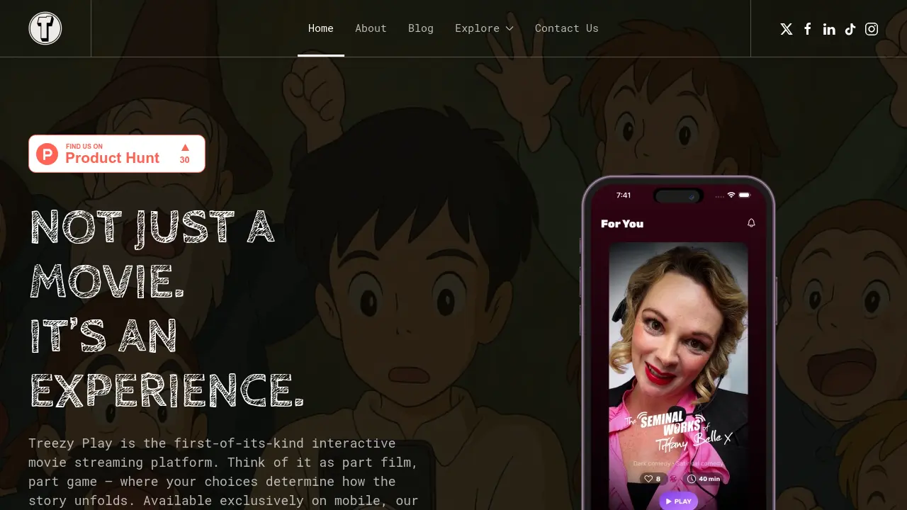 Treezy Play - Transforming Movies into Interactive Adventures