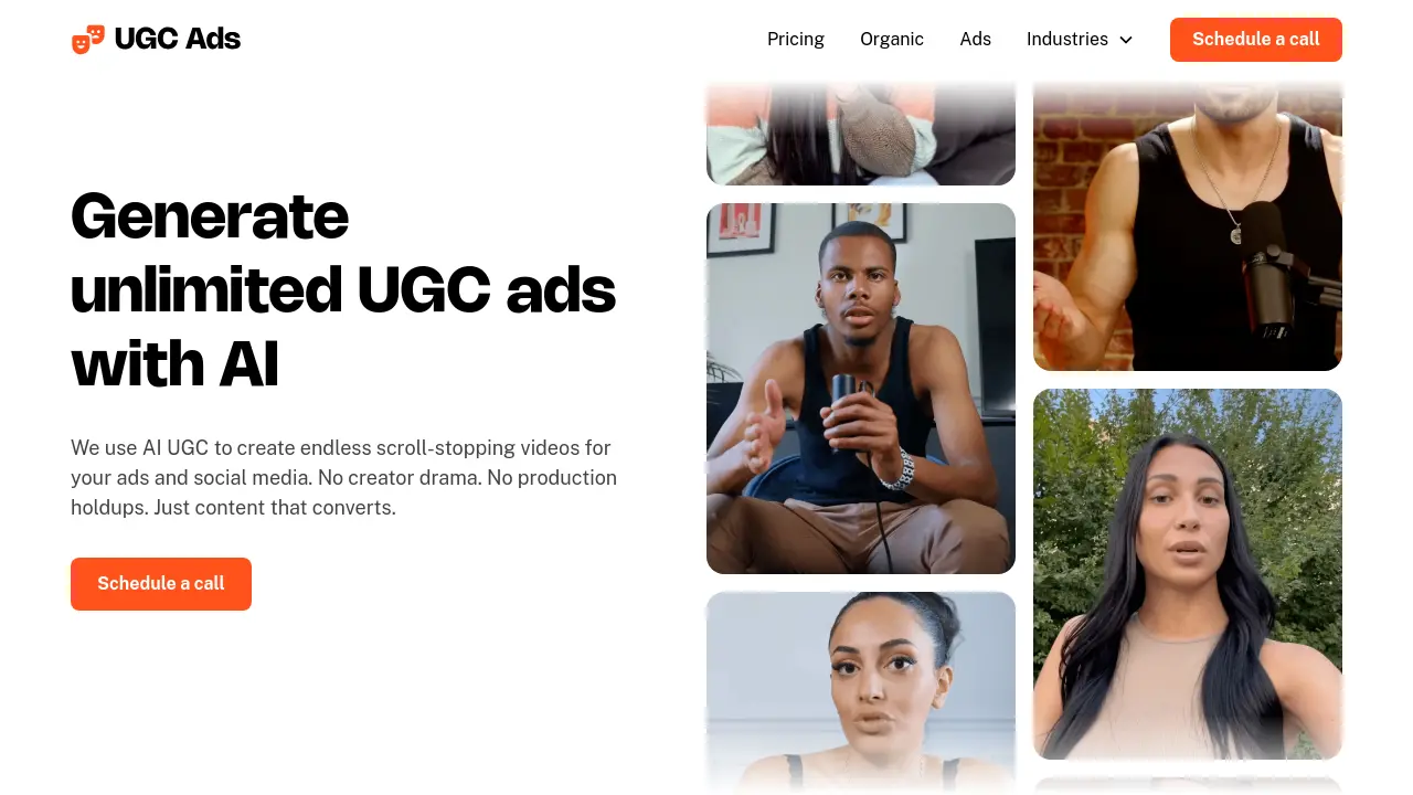 UGC Ads - Generate unlimited UGC ads with AI
