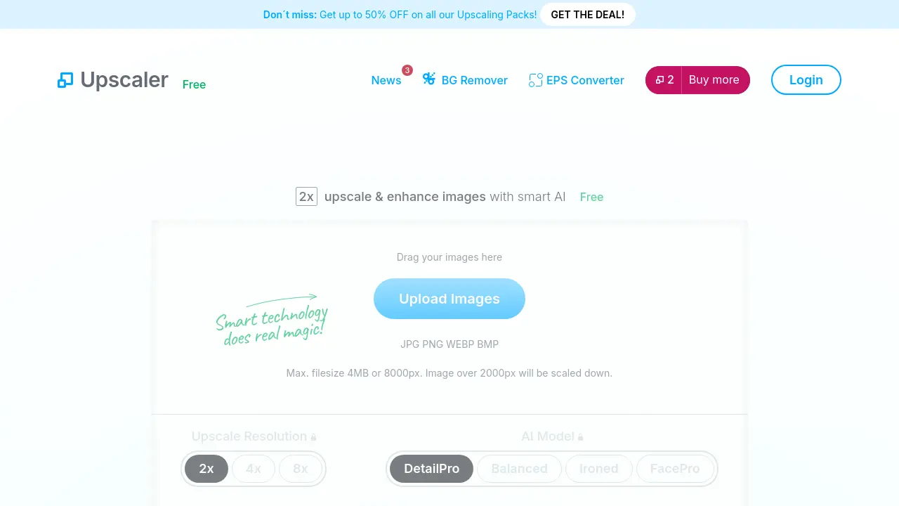 Upscaler - Enhance and Upscale Images with AI