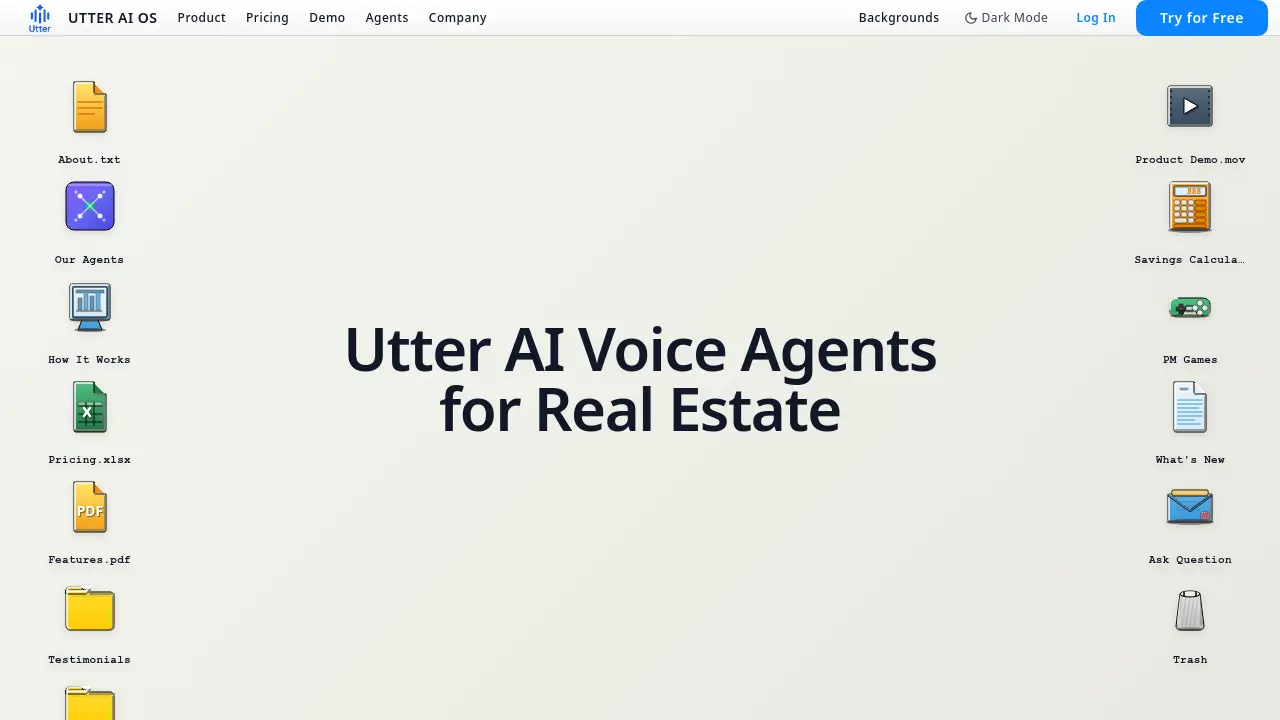 Utter AI - AI Voice Agents for Real Estate