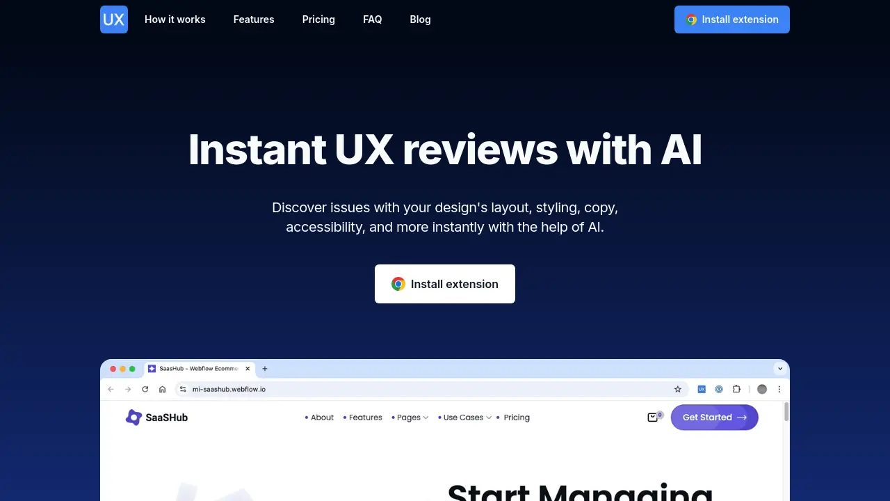 UX Eyer - Instant UX reviews with AI
