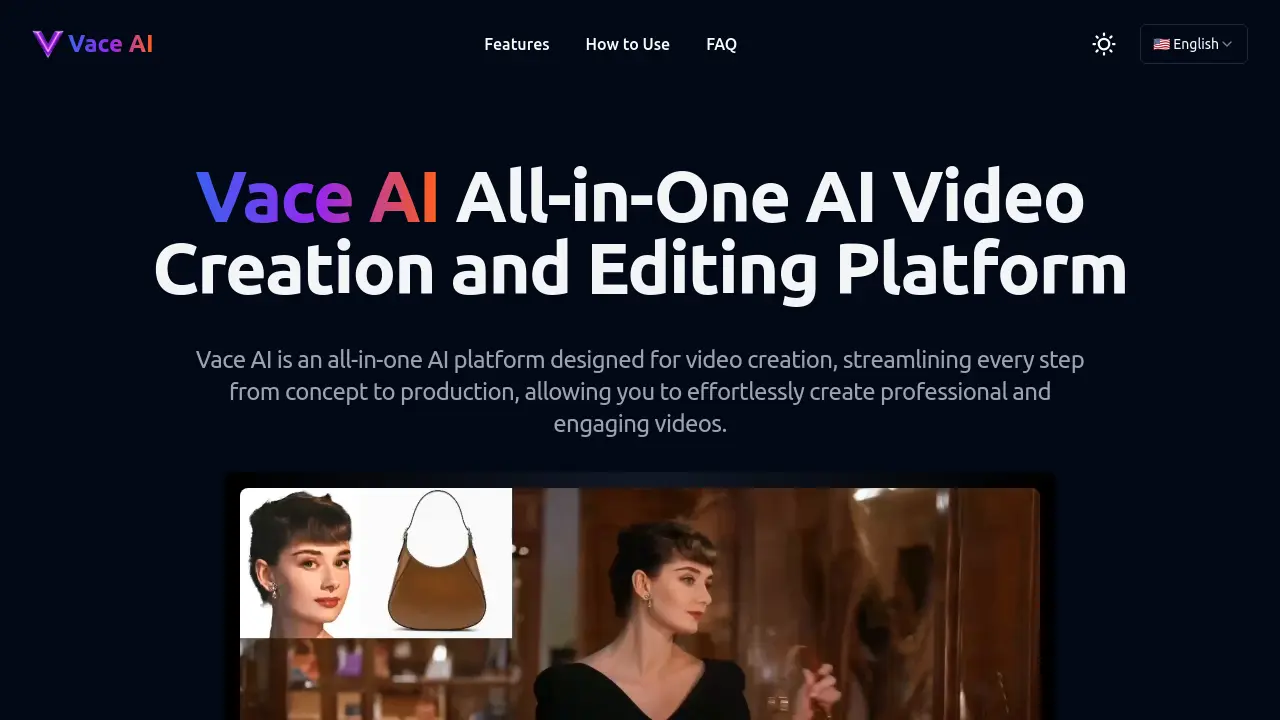 Vace AI - All-in-One AI Video Creation and Editing Platform