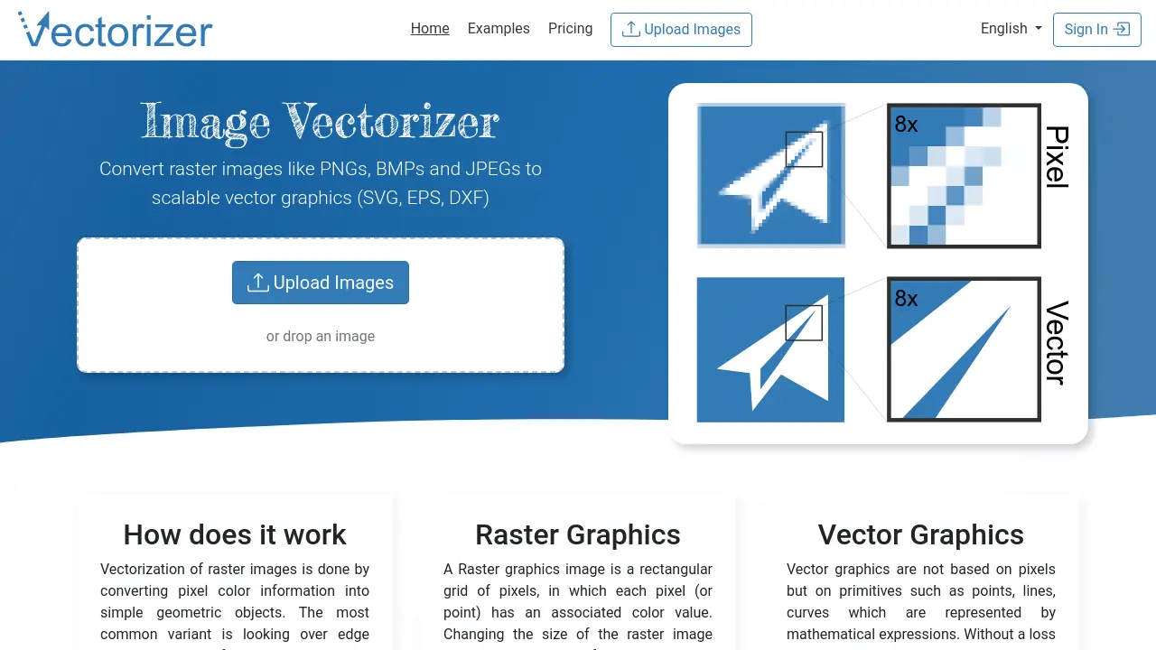 Vectorizer.io - Convert raster images to scalable vector graphics