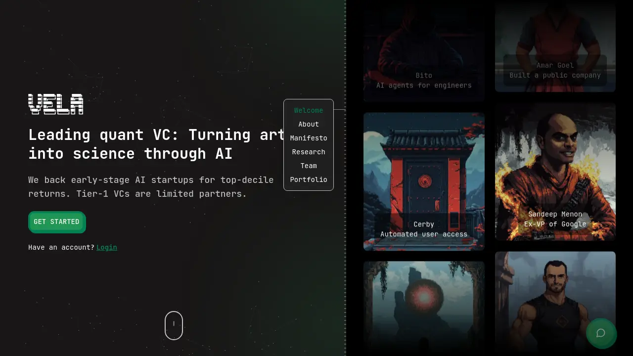 Vela Partners - Leading quant VC: Turning art into science through AI