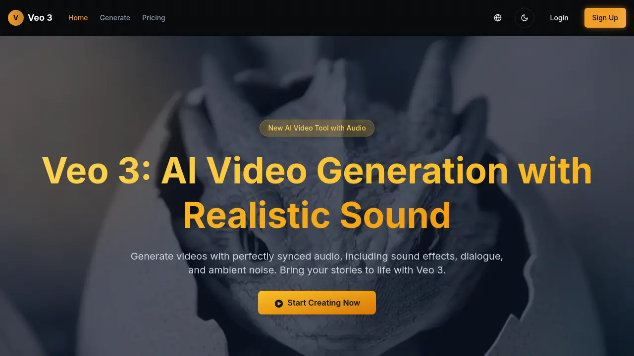 Veo 3 - AI Video Generation with Realistic Synchronized Audio