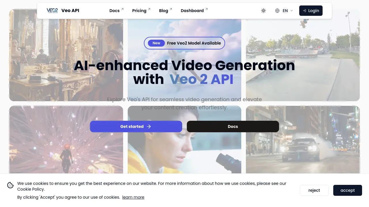 Veo API - AI-enhanced Video Generation with Veo 2 API
