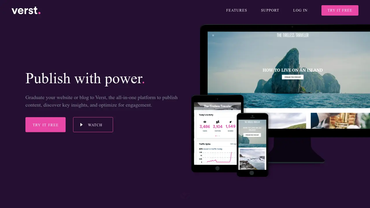 Verst - Publish with power.