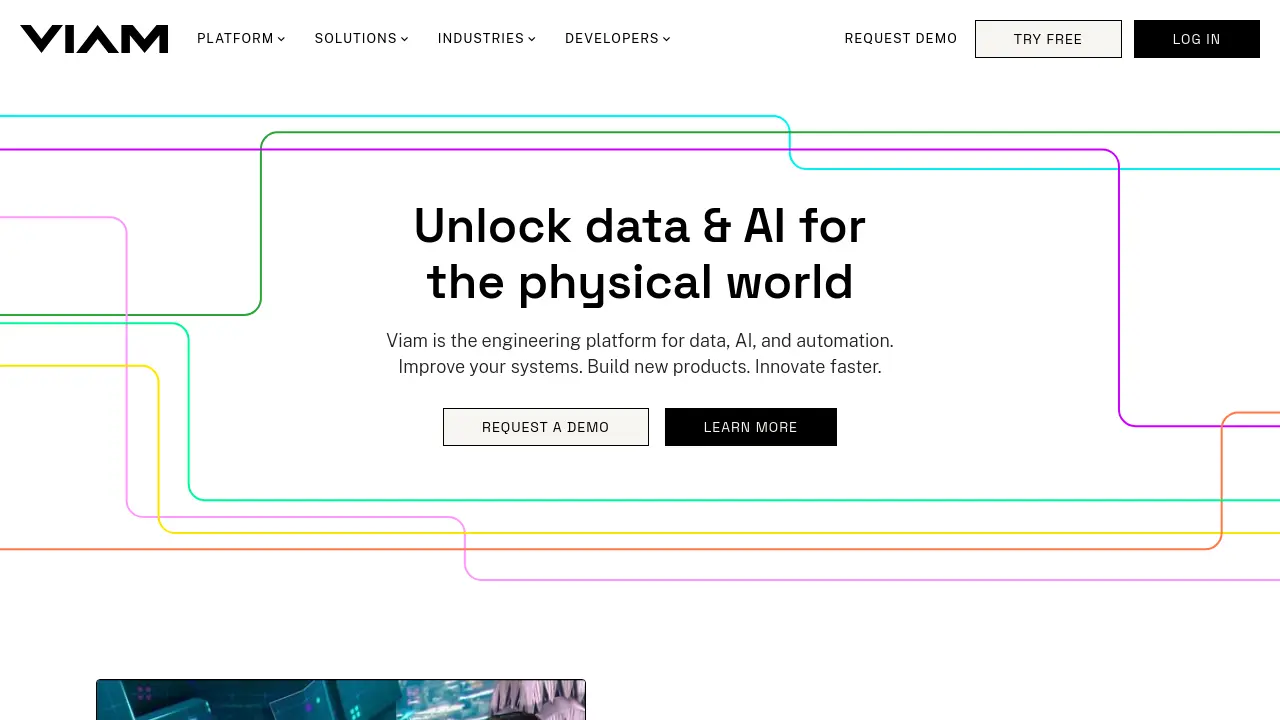 Viam - Unlock data & AI for the physical world