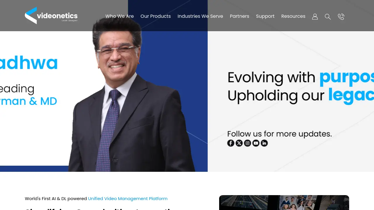Videonetics - Unified Video Management Platform