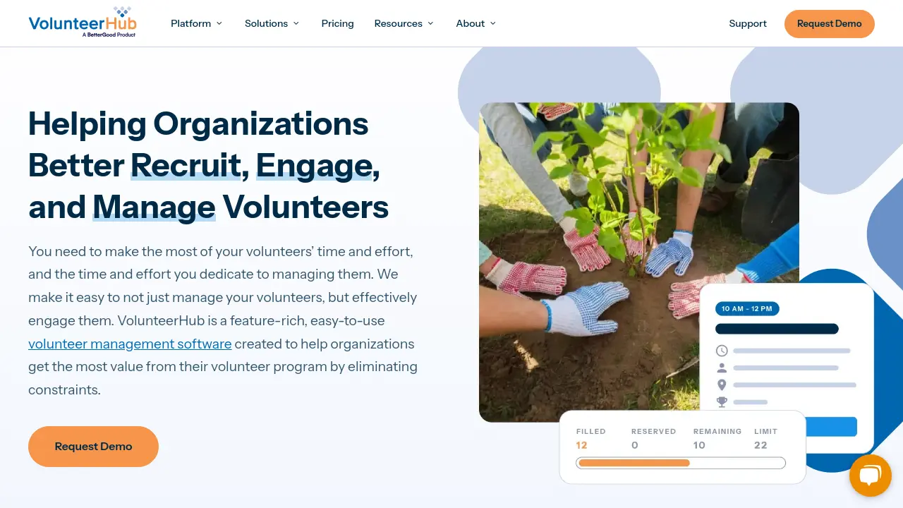 VolunteerHub - Automated Volunteer Management Platform for Mission ...