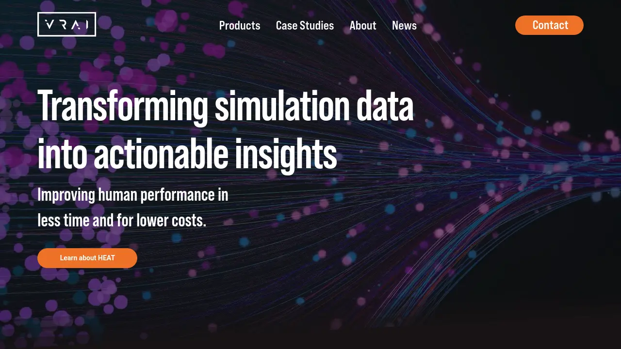 VRAI Simulation - Transforming Simulation Data into Actionable Insights