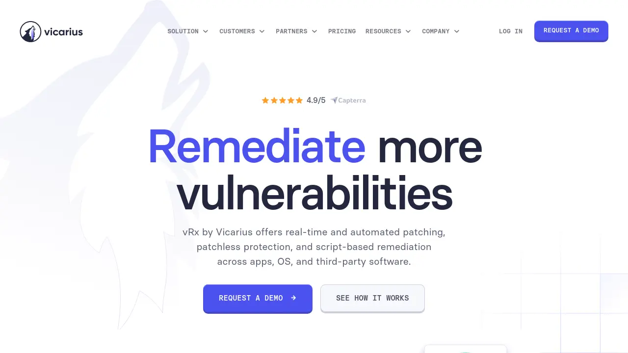 vRx by Vicarius - Automated Vulnerability Remediation