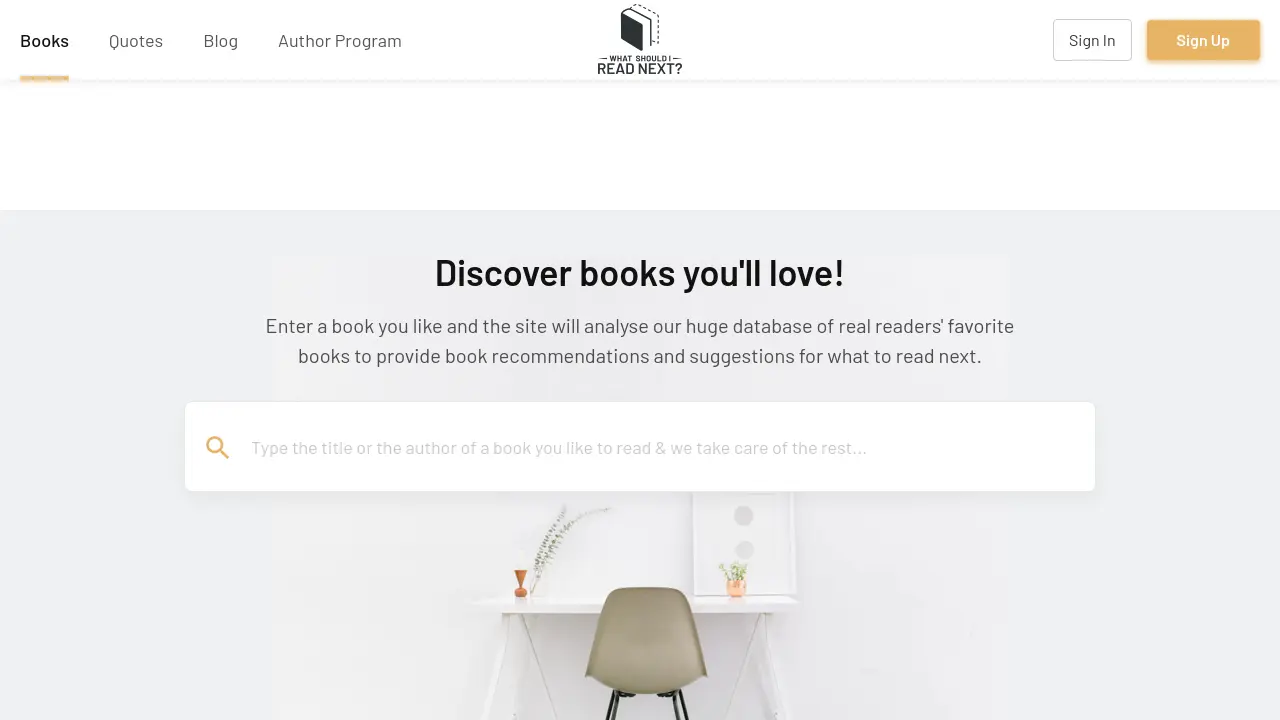 What Should I Read Next - Discover your next favorite book through AI ...