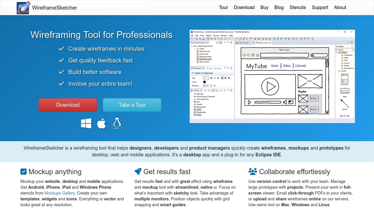 WireframeSketcher - Professional Wireframing Tool for Rapid Mockups and ...