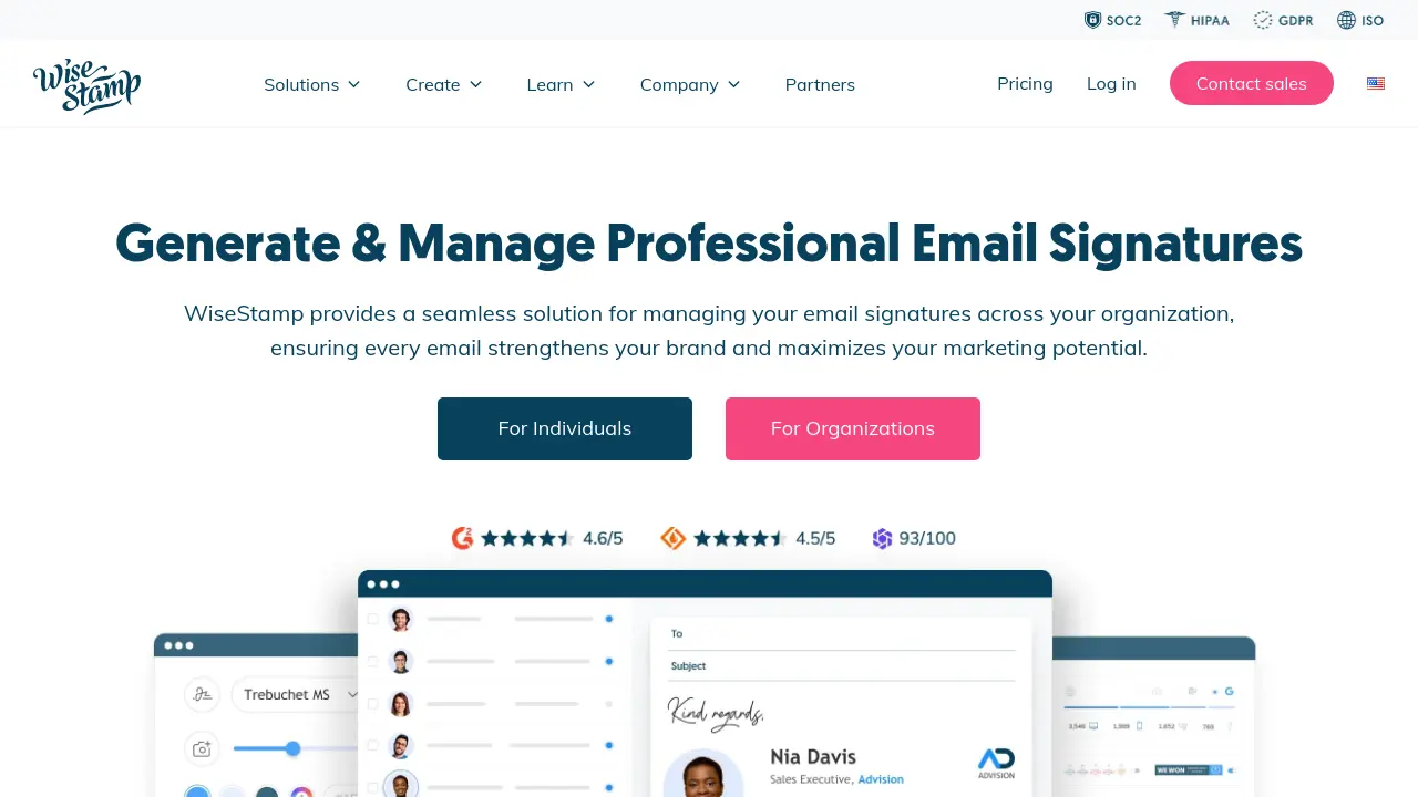 WiseStamp - Professional Email Signature Management Made Simple