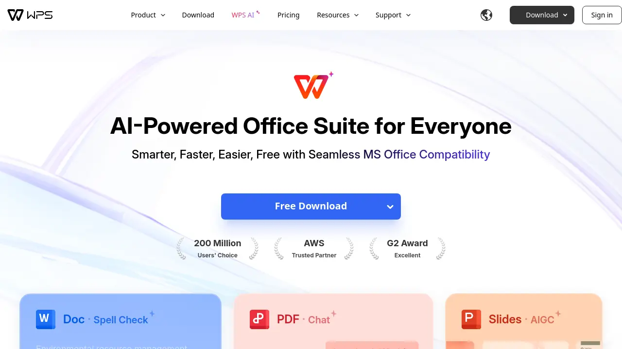 WPS Office - AI-Powered Office Suite for Everyone