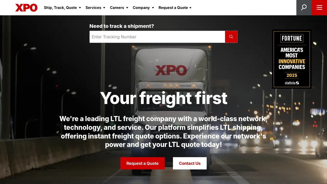 XPO - Take control of your freight.