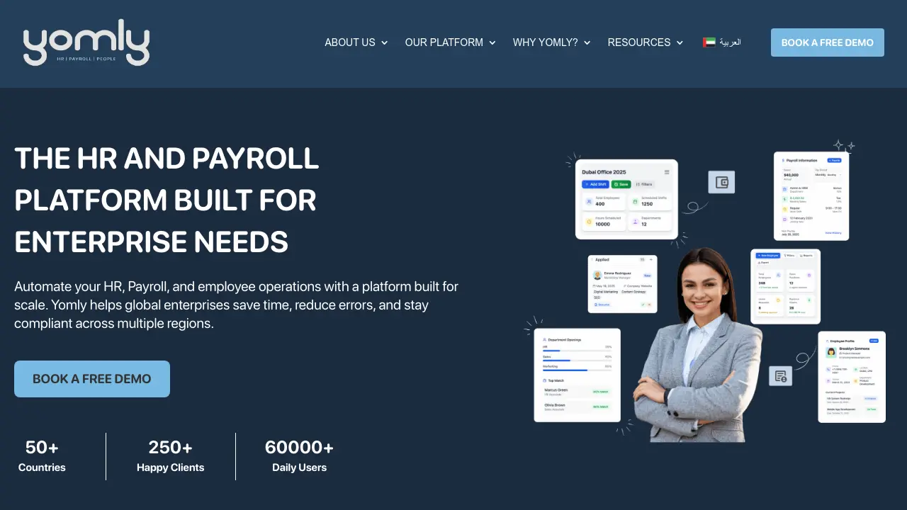 Yomly - The HR and Payroll Platform Built for Enterprise Needs
