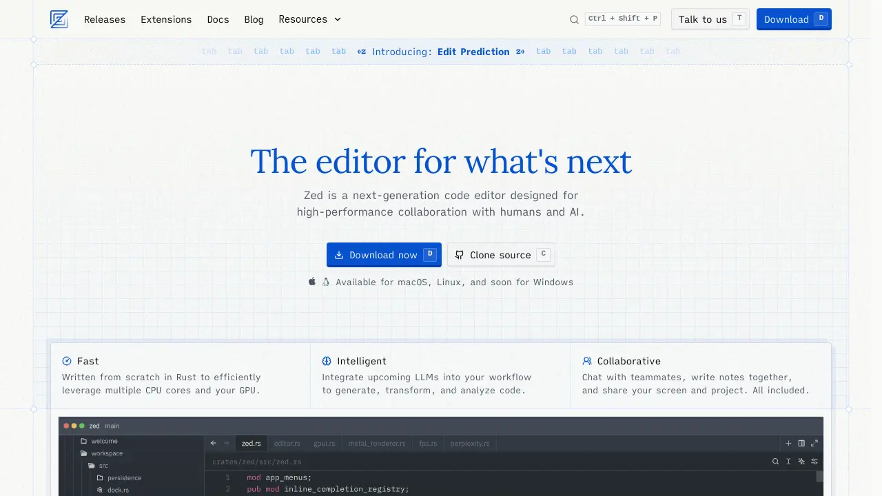 Zed - The editor for what's next