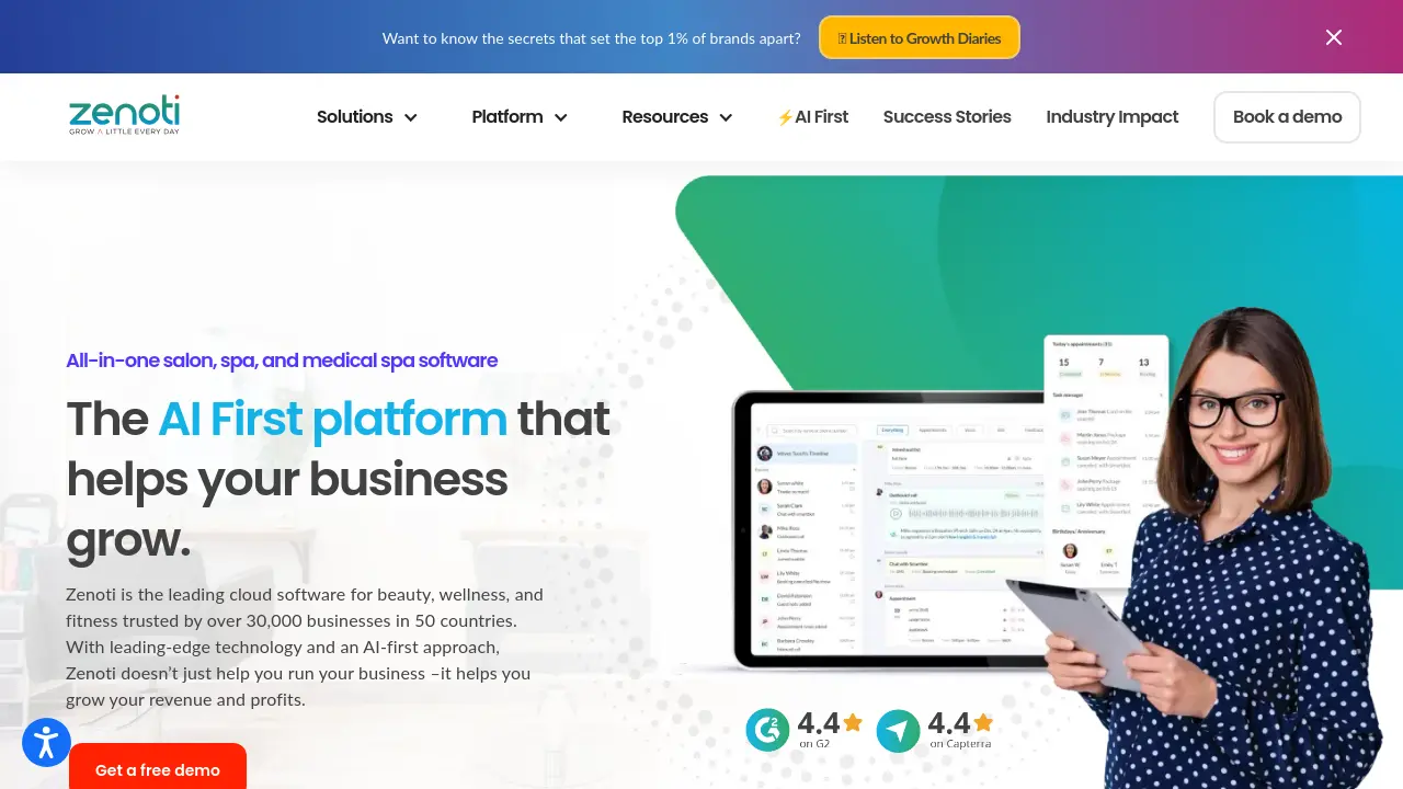 Zenoti - The AI First platform that helps your business grow.