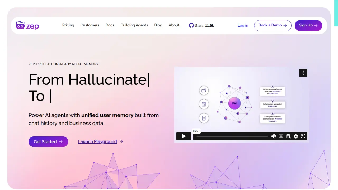 Zep - The Foundational Memory Layer for AI