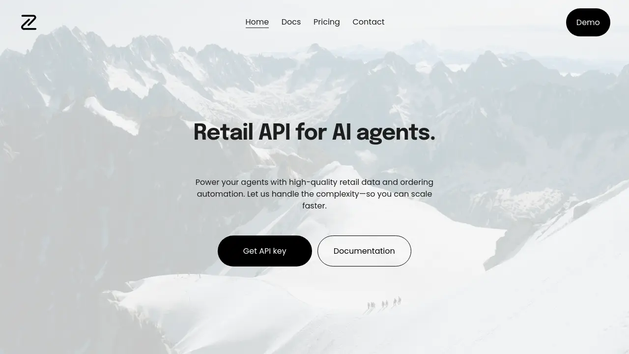 Zinc - Retail API for AI agents.