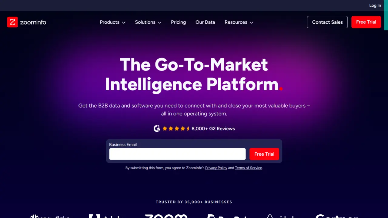 ZoomInfo - The Go-To-Market Intelligence Platform.