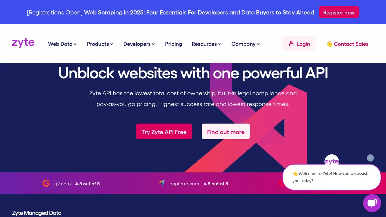Zyte - Rock solid, reliable web data at scale